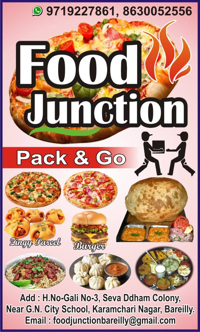 Menu at Food junction, Bareilly, Ho no 1