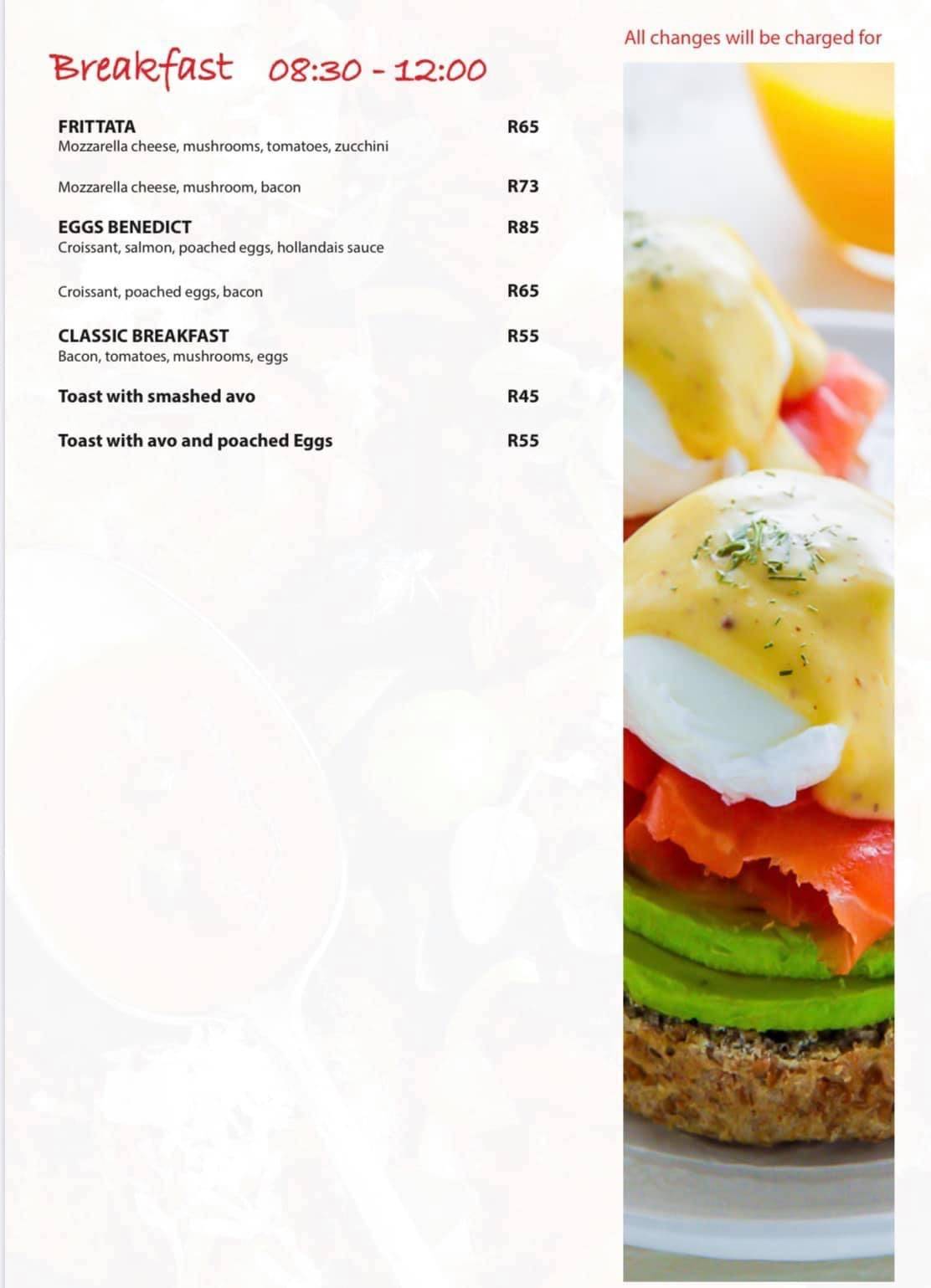 Menu at Forneria Italia - Parklands restaurant, Cape Town