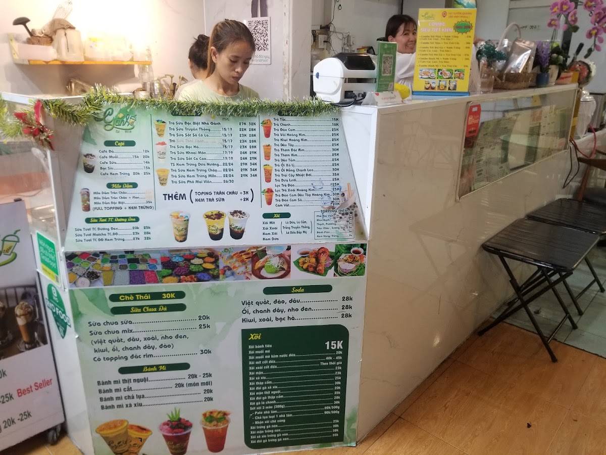Menu at GÁNH - cafe, trà sữa, xôi lá chuối, Phan Thiet