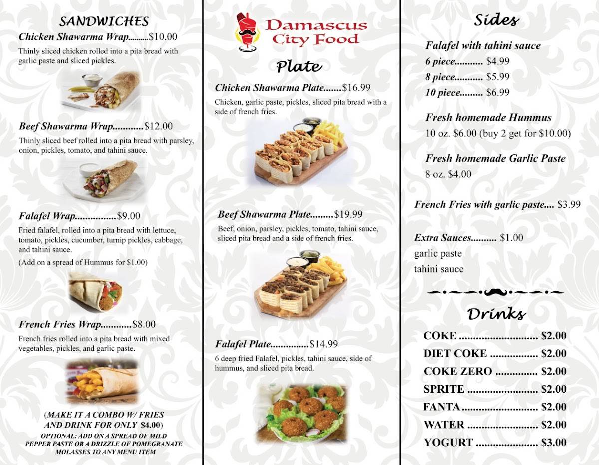 Menu at , Gainesville