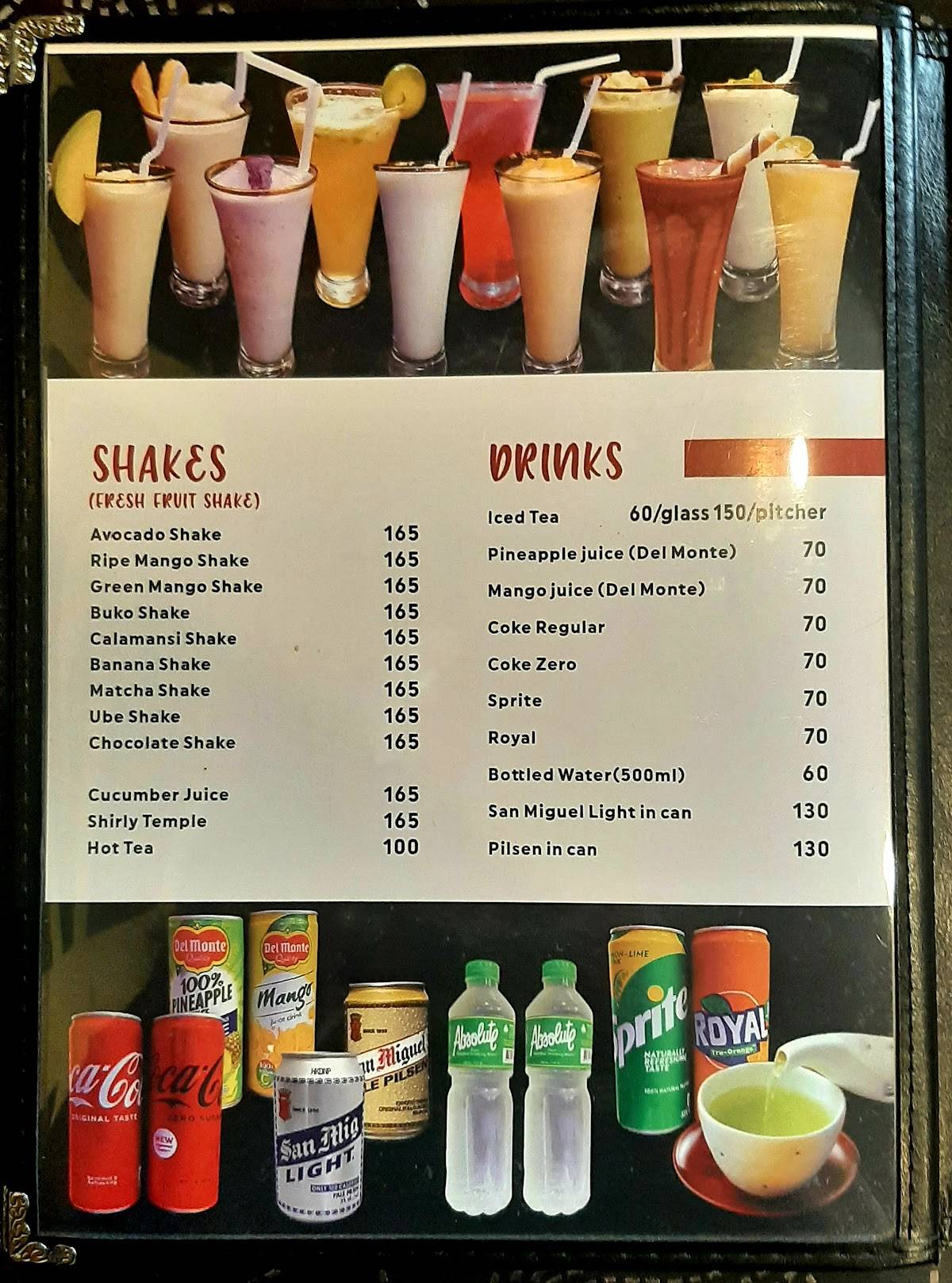 Menu at GanChan Japanese Restaurant, Malolos