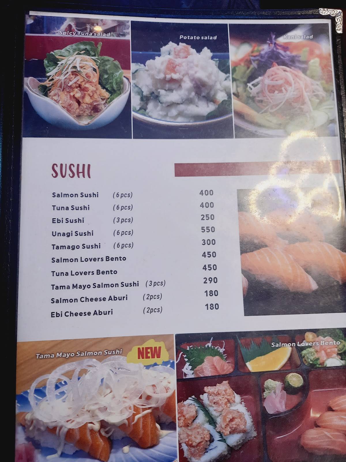Menu at GanChan Japanese Restaurant, Malolos