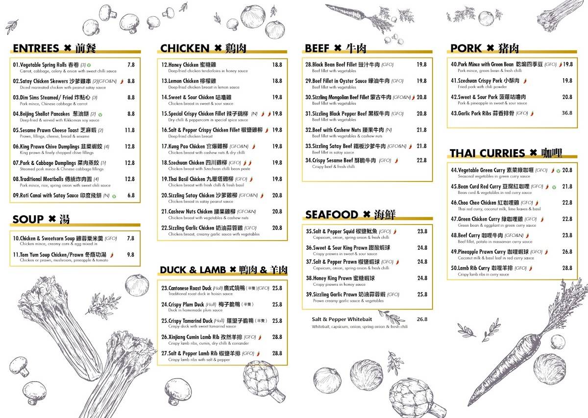 Menu at Gangnam Taste 江南宴 restaurant, Glenunga
