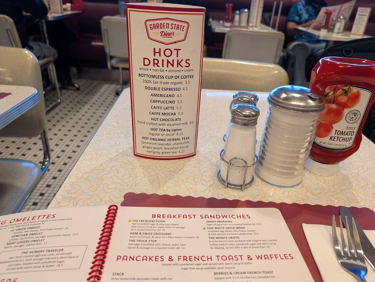 Menu at Garden State Diner restaurant, Newark, Terminal C Gate 109