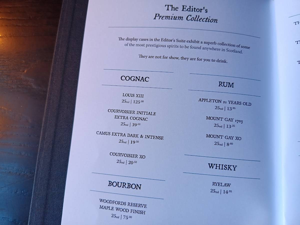 Menu at The Citizen Glasgow restaurant, Glasgow