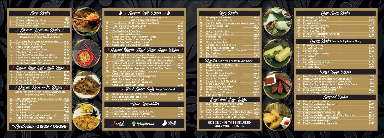 Menu at Golden Eagle fast food, Bere Regis