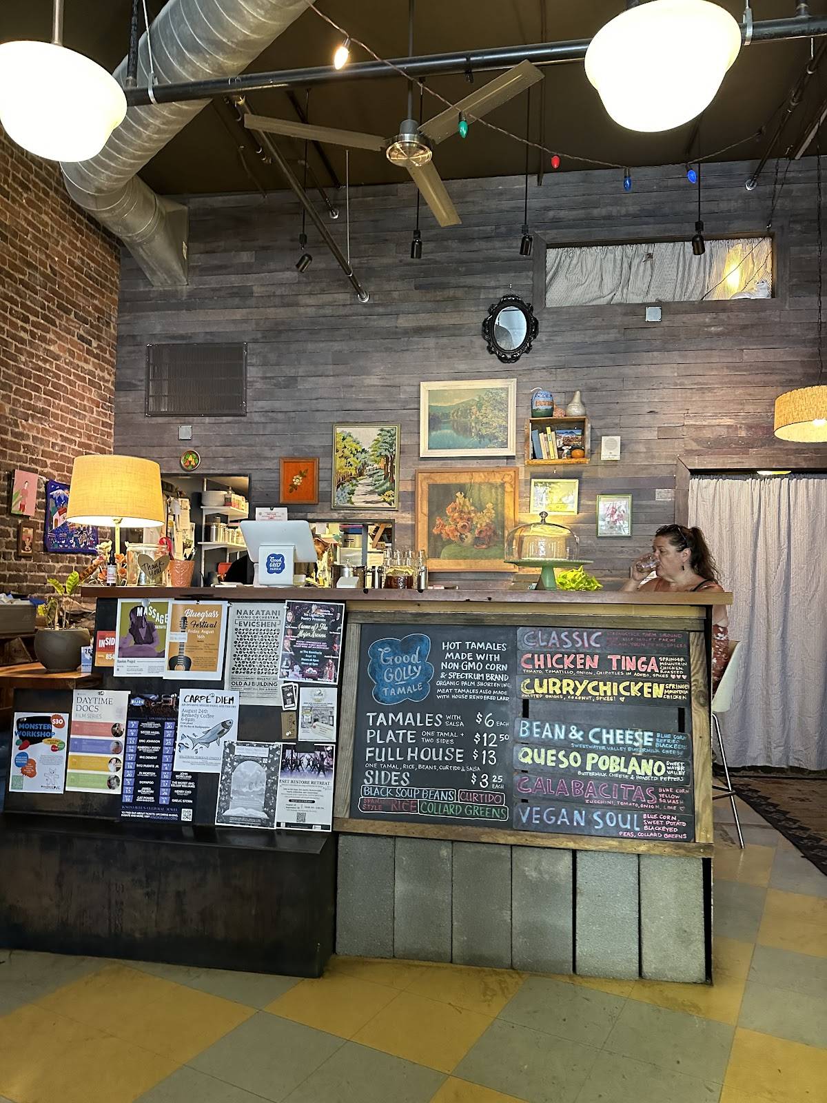 Menu at Good Golly Tamale restaurant, Knoxville, 112 S Central St
