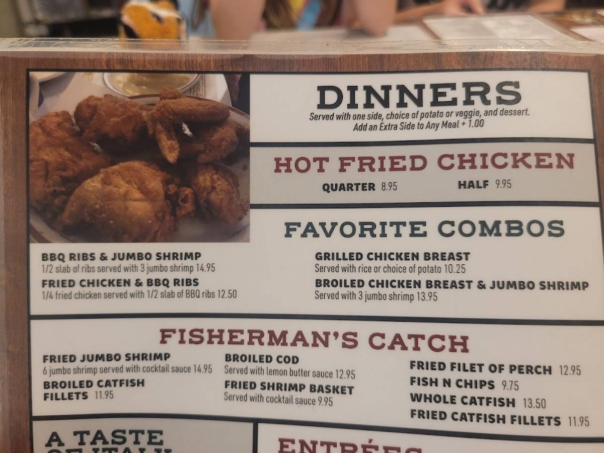 Menu at Good Table restaurant, Kentland