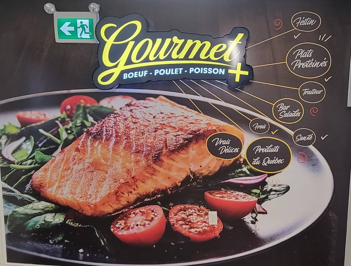 Menu au Gourmet + restaurant, Saint-Jérôme
