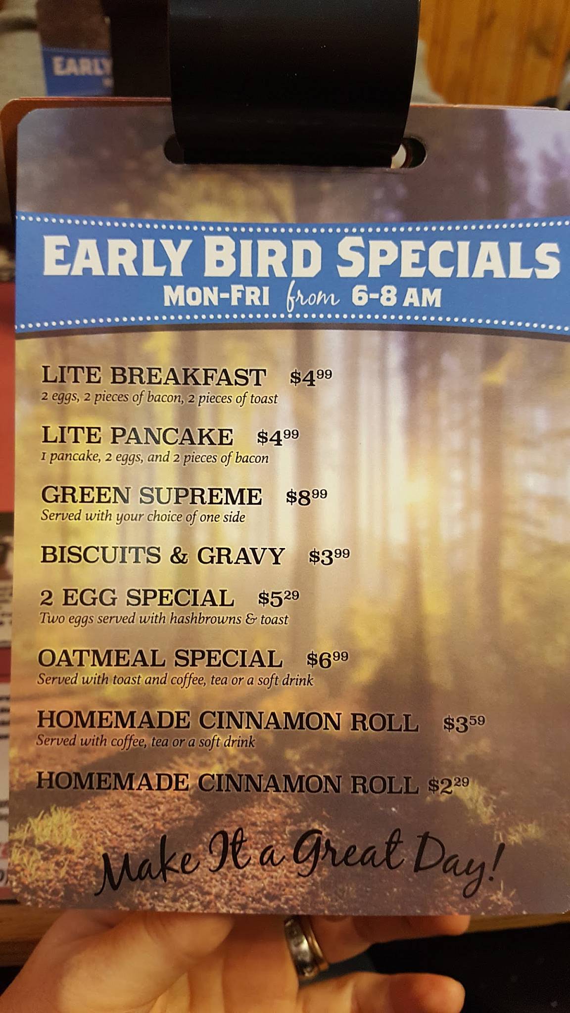 Menu at Pufferbelly Station Restaurant, Grand Junction