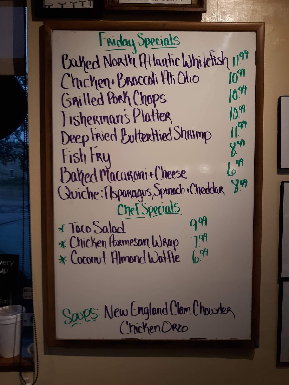 Menu at Grandma Sally's Restaurant, New Port Richey