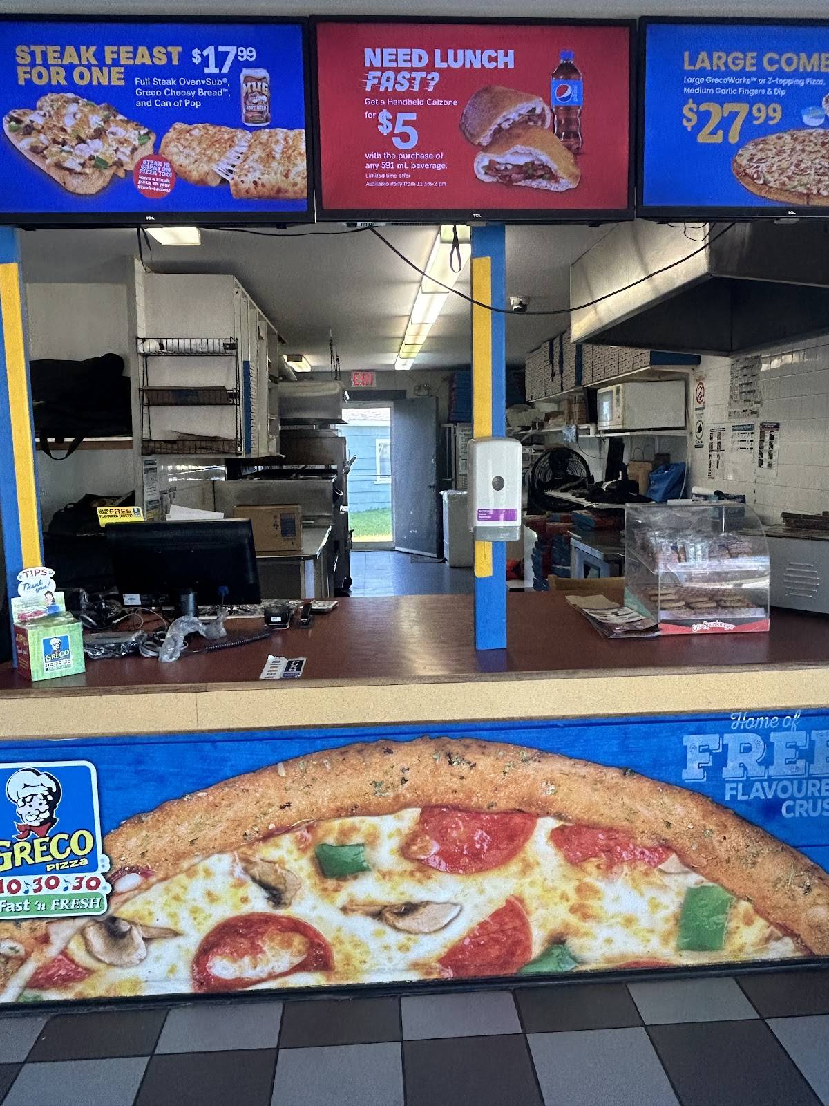 Menu at Greco Pizza pizzeria, Amherst, 37 Albion St
