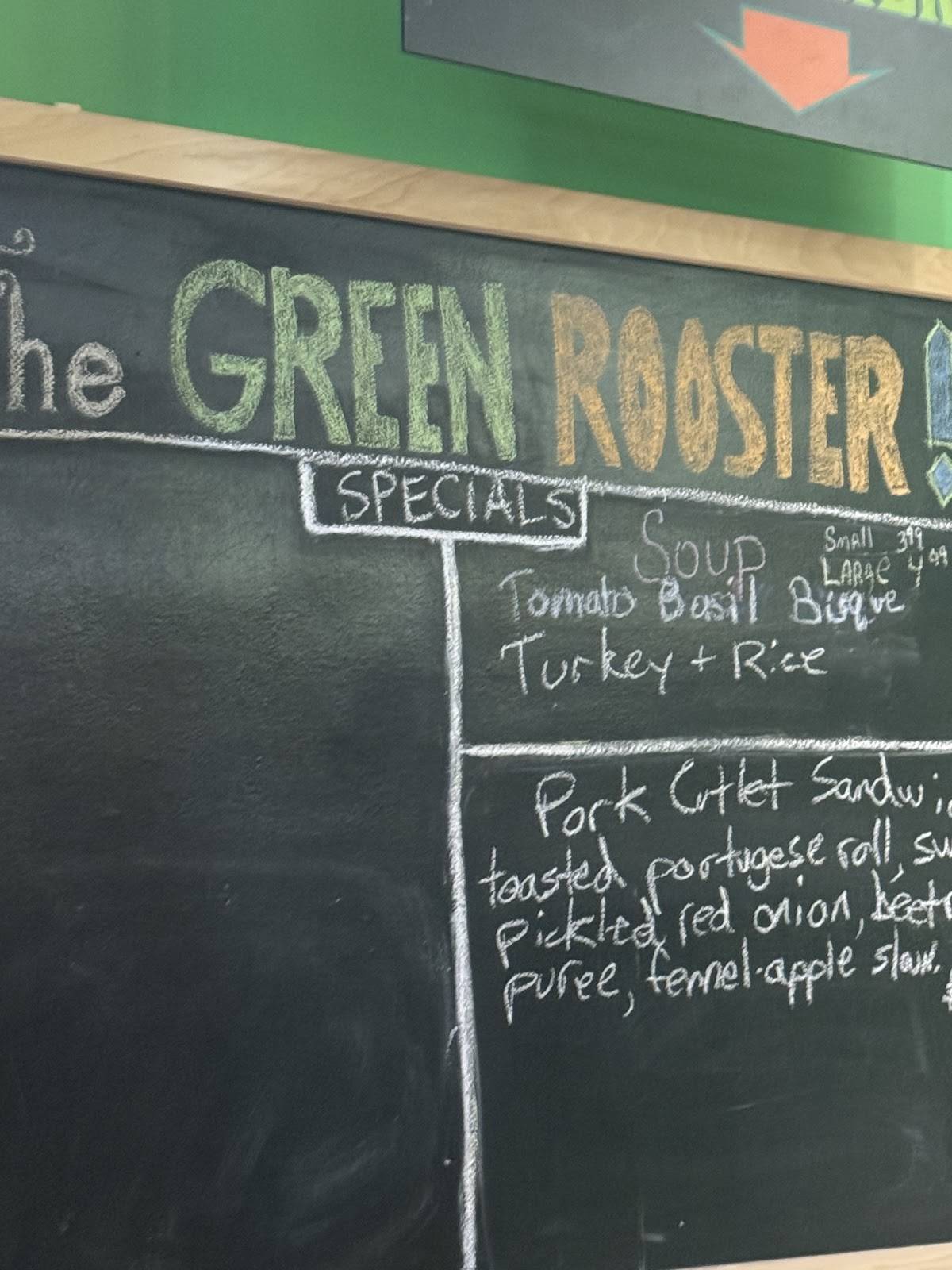 Menu at Green Rooster Farms restaurant, Cleveland