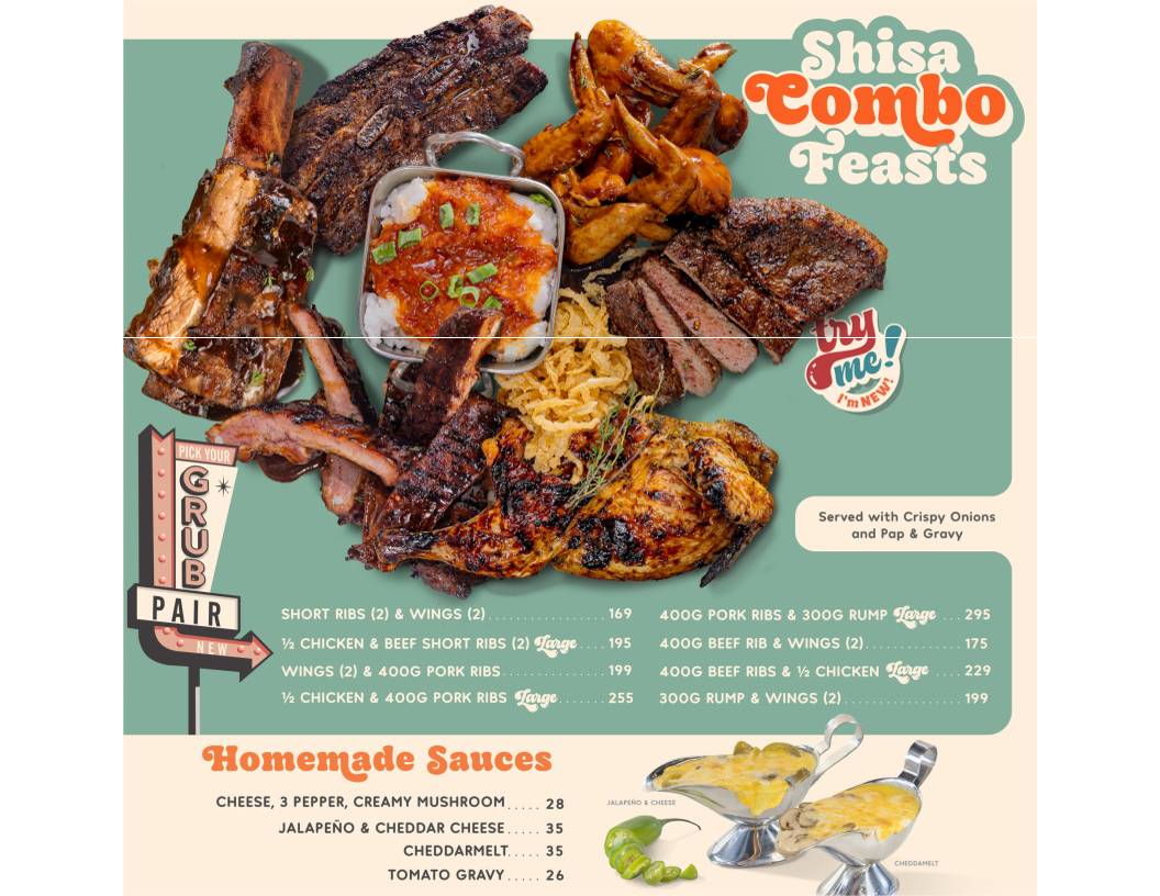 Menu at GrubHouse Eco Park restaurant, Centurion