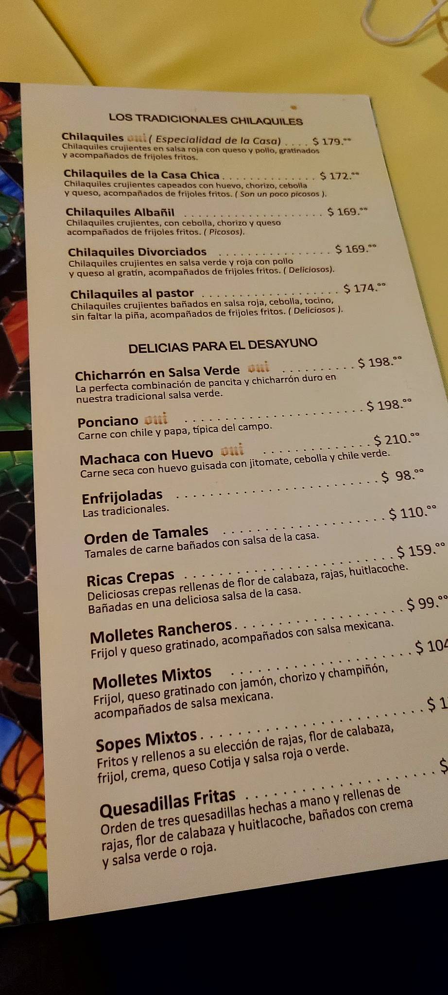 Carta de OUI Restaurant Bar, Guadalajara, C. Manuel López Cotilla 2171