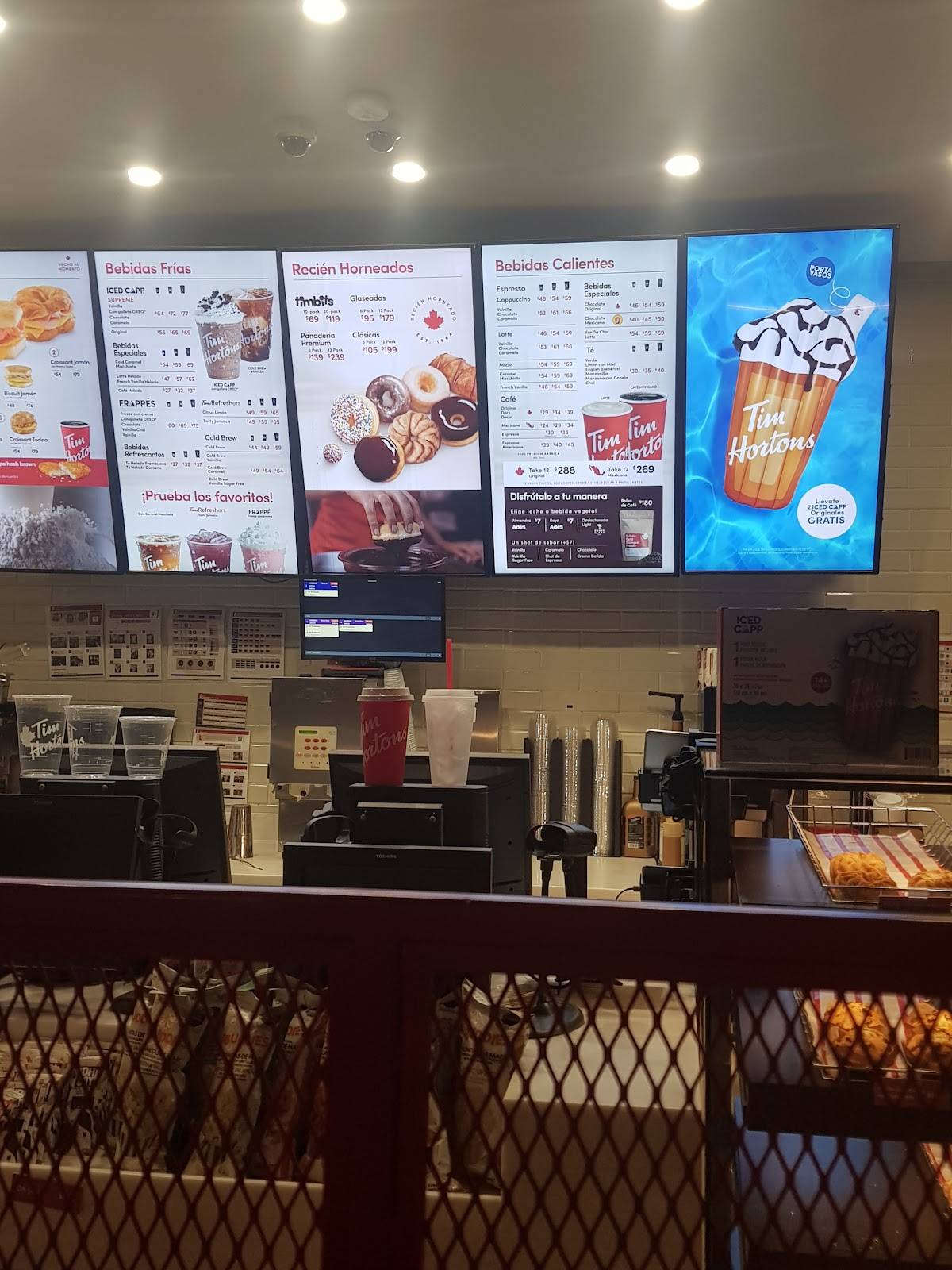 Carta del café Tim Hortons Ave. México- Drive Thru, Guadalupe, Av ...