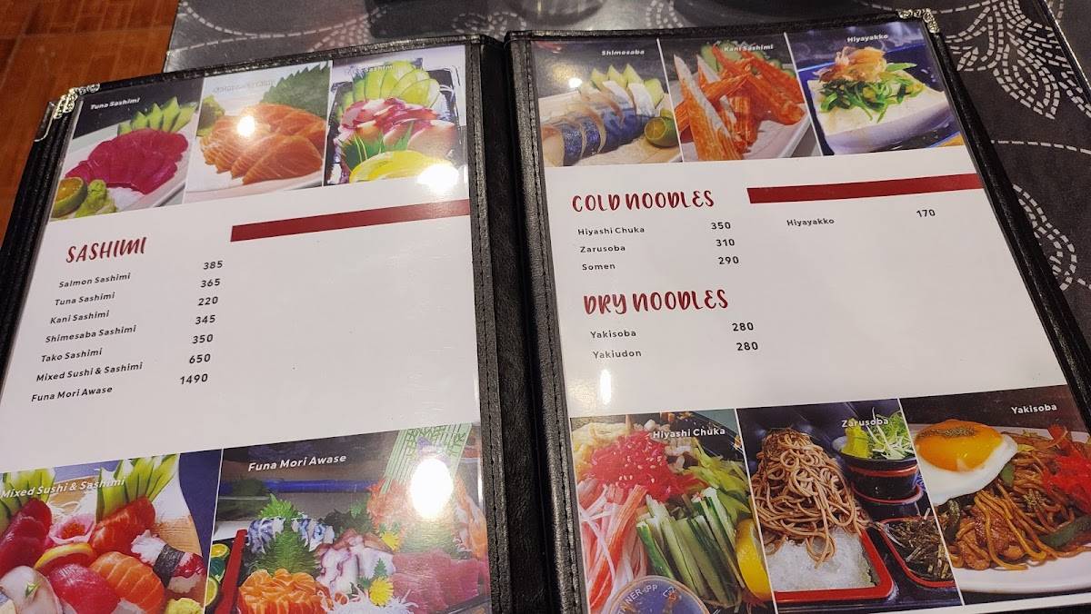 Menu at GanChan Japanese Restaurant, Malolos