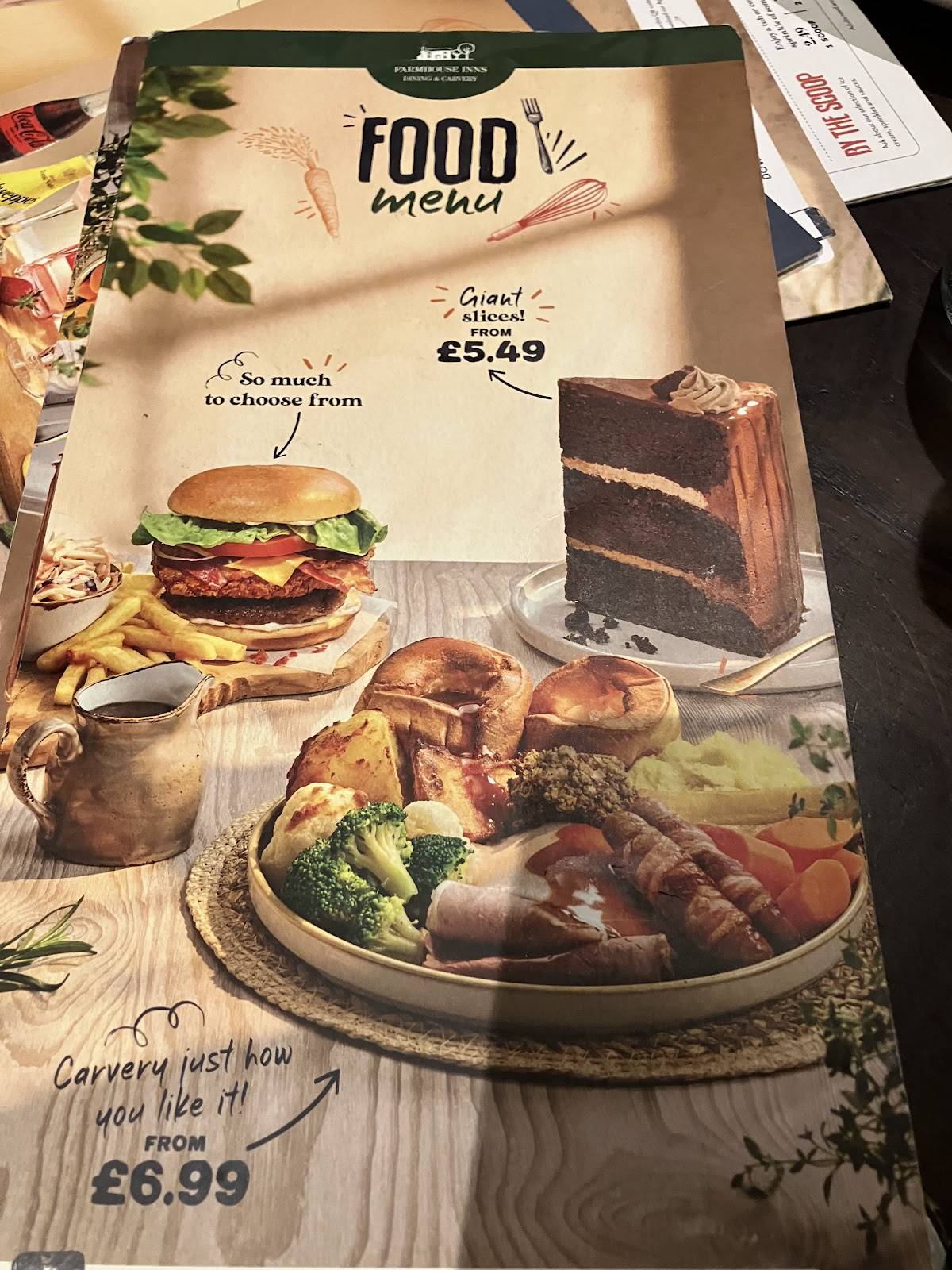 Menu at Half Penny Farm - Dining & Carvery pub & bar, Oldbury