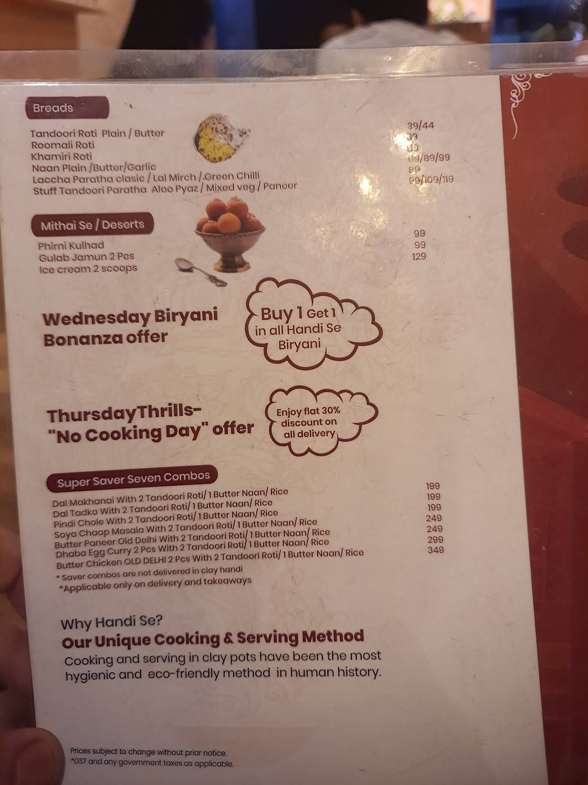 Menu at Handi Se - The Heritage of Taste, Gurugram, 34