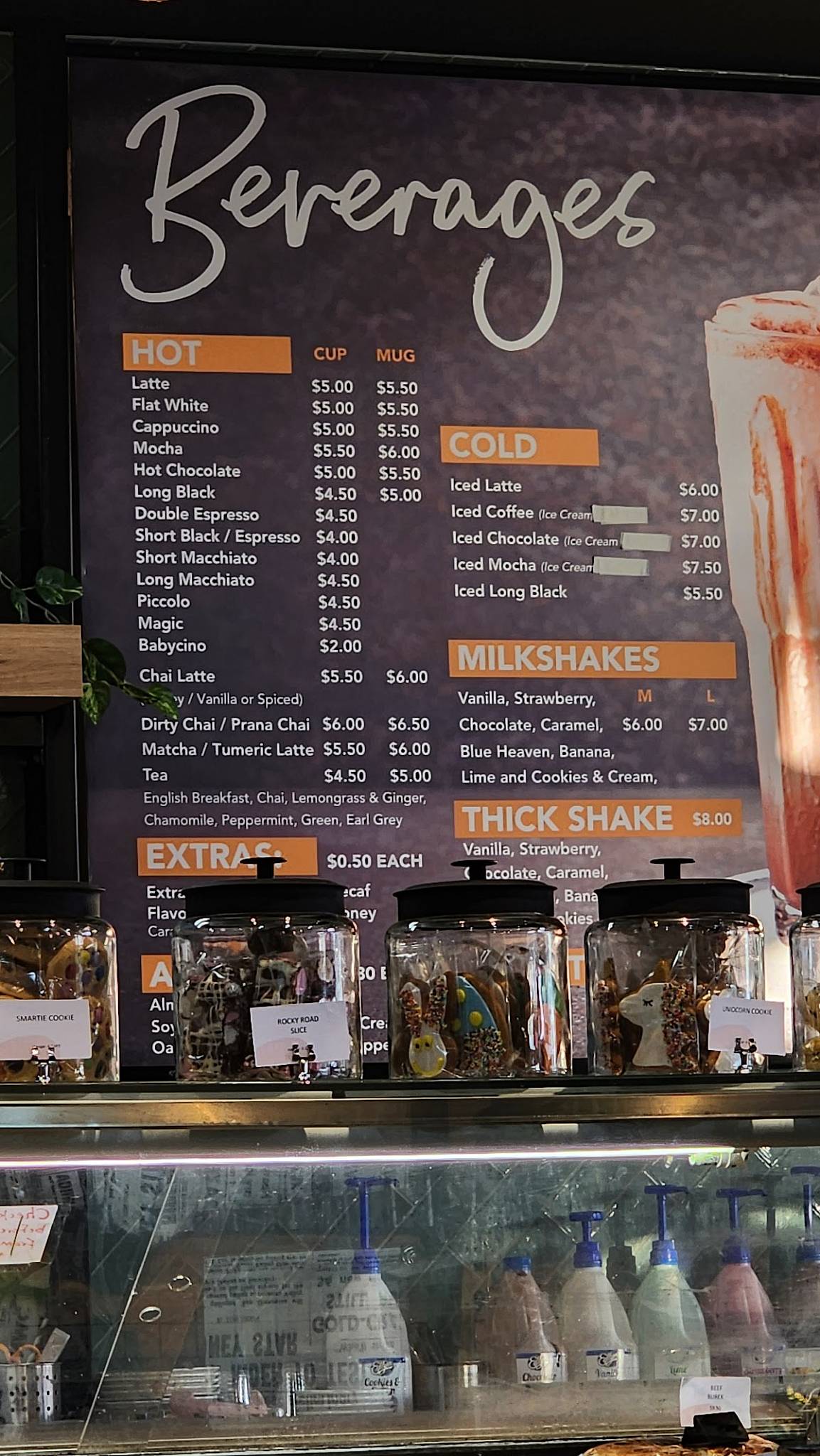 Menu at Hangar 4 Cafe, Moorabbin Airport