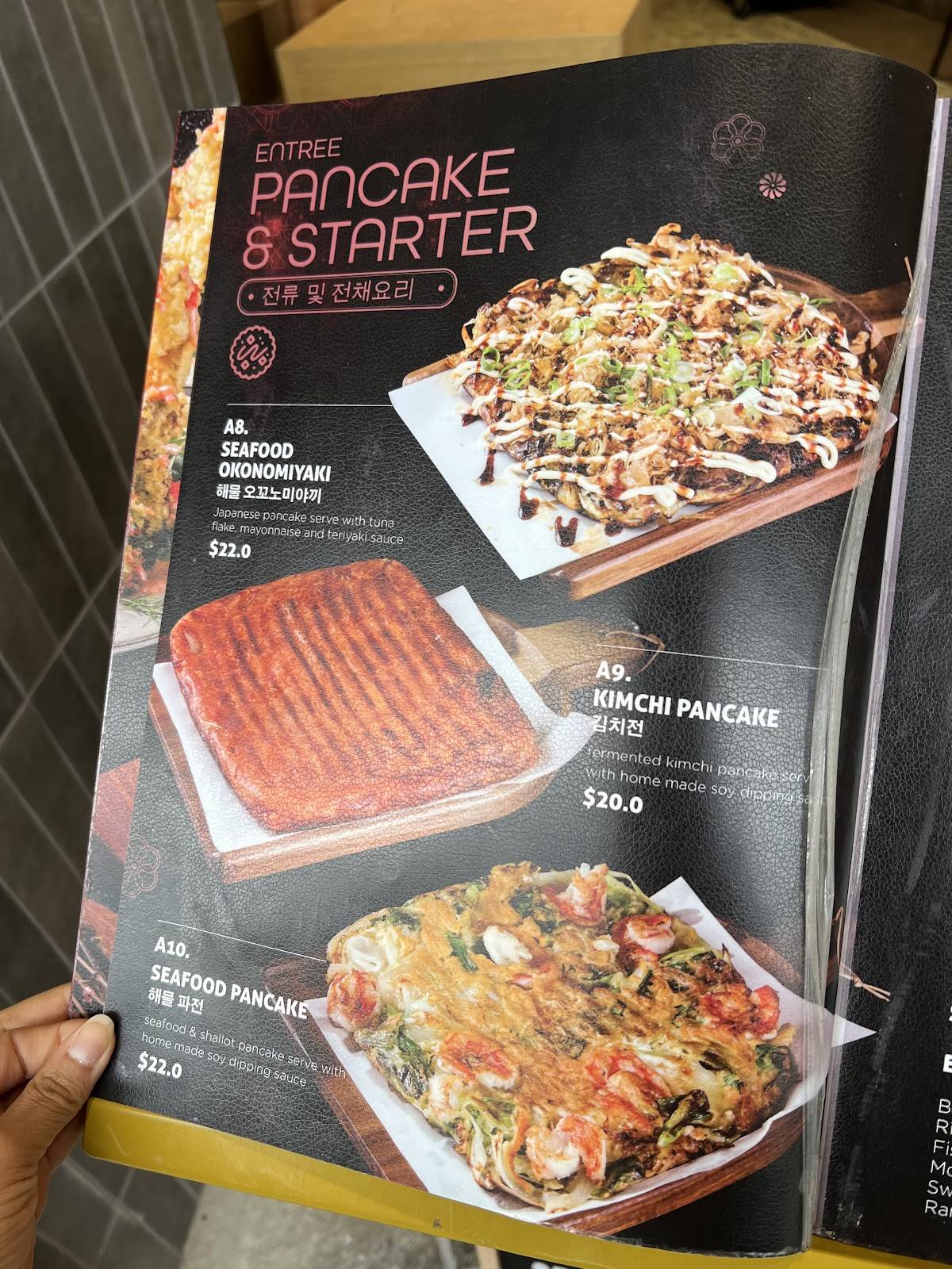 Menu at Hanok Korean BBQ Chermside, Chermside