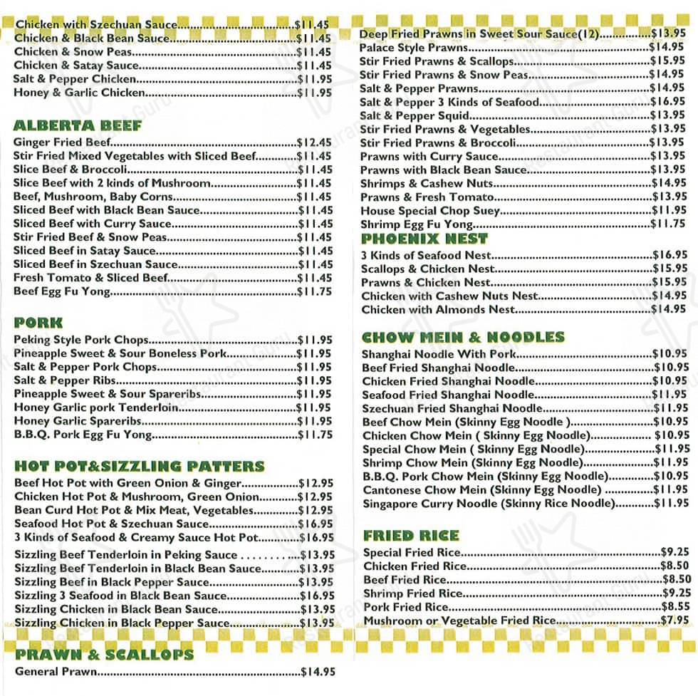 Menu at Happy Valley Restaurant, Okotoks, Village Ln