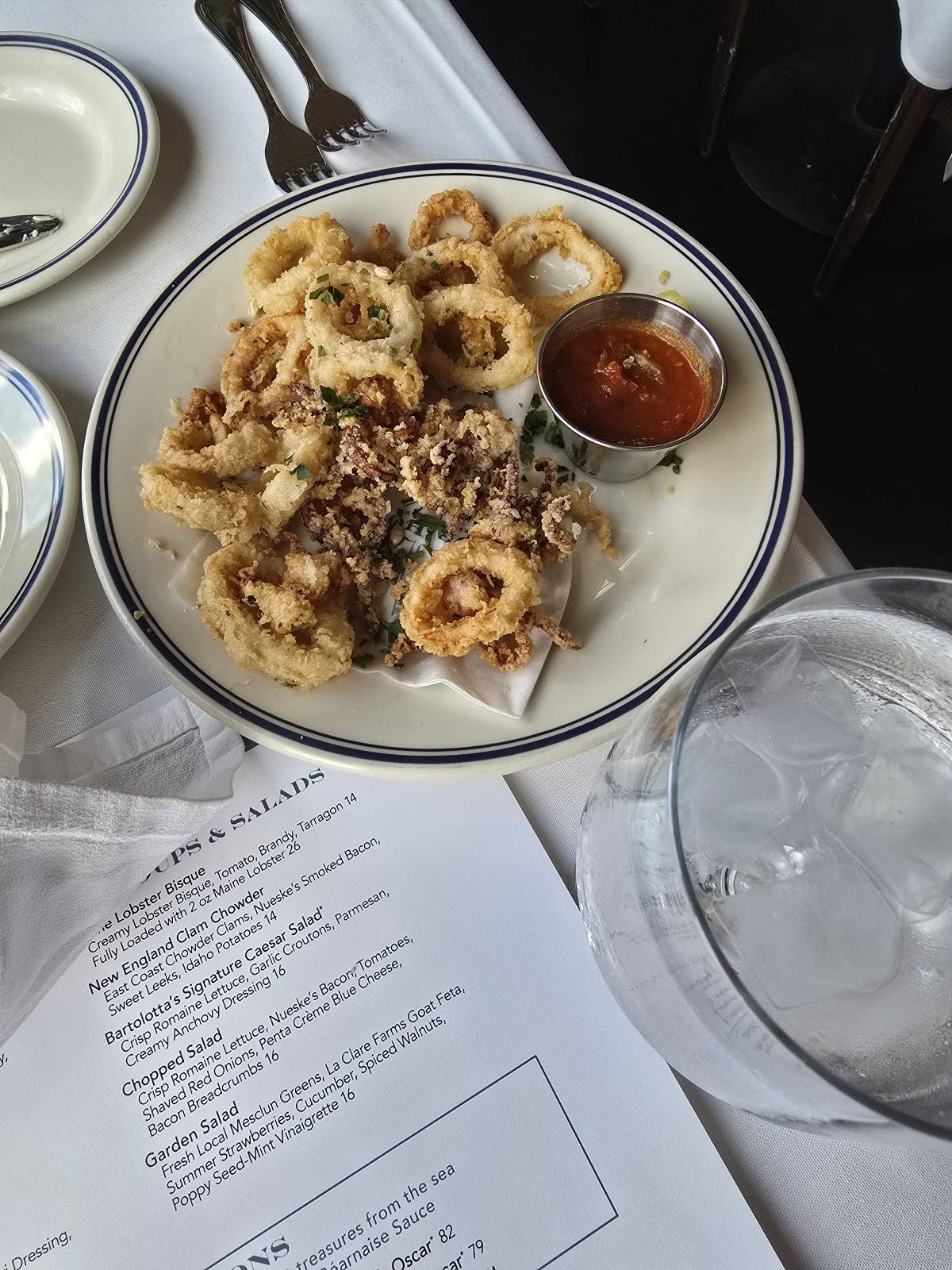 Menu at Harbor House restaurant, Milwaukee