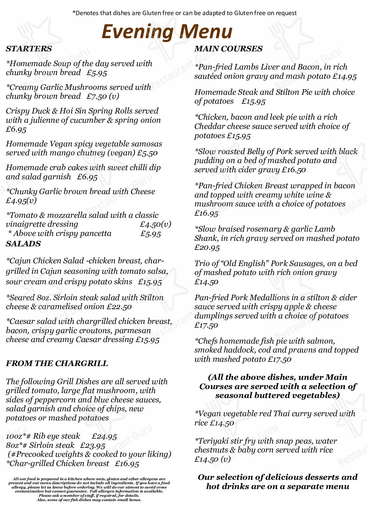 Menu at Harbour Fish and Chips fast food, Cricklade