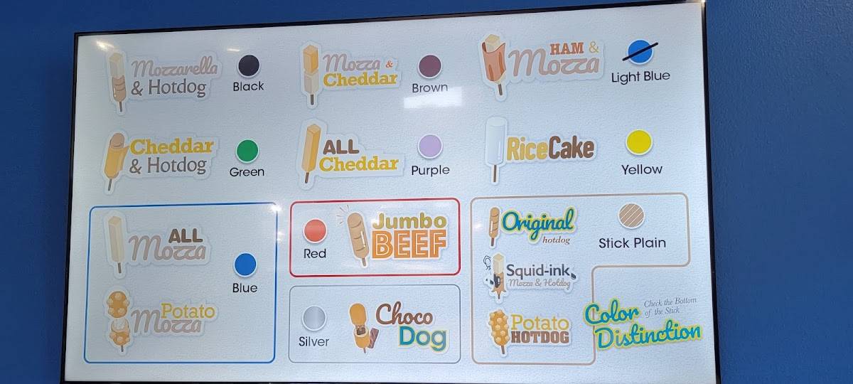 Menu at CrunCheese Korean Hot Dog- Henderson restaurant, Henderson