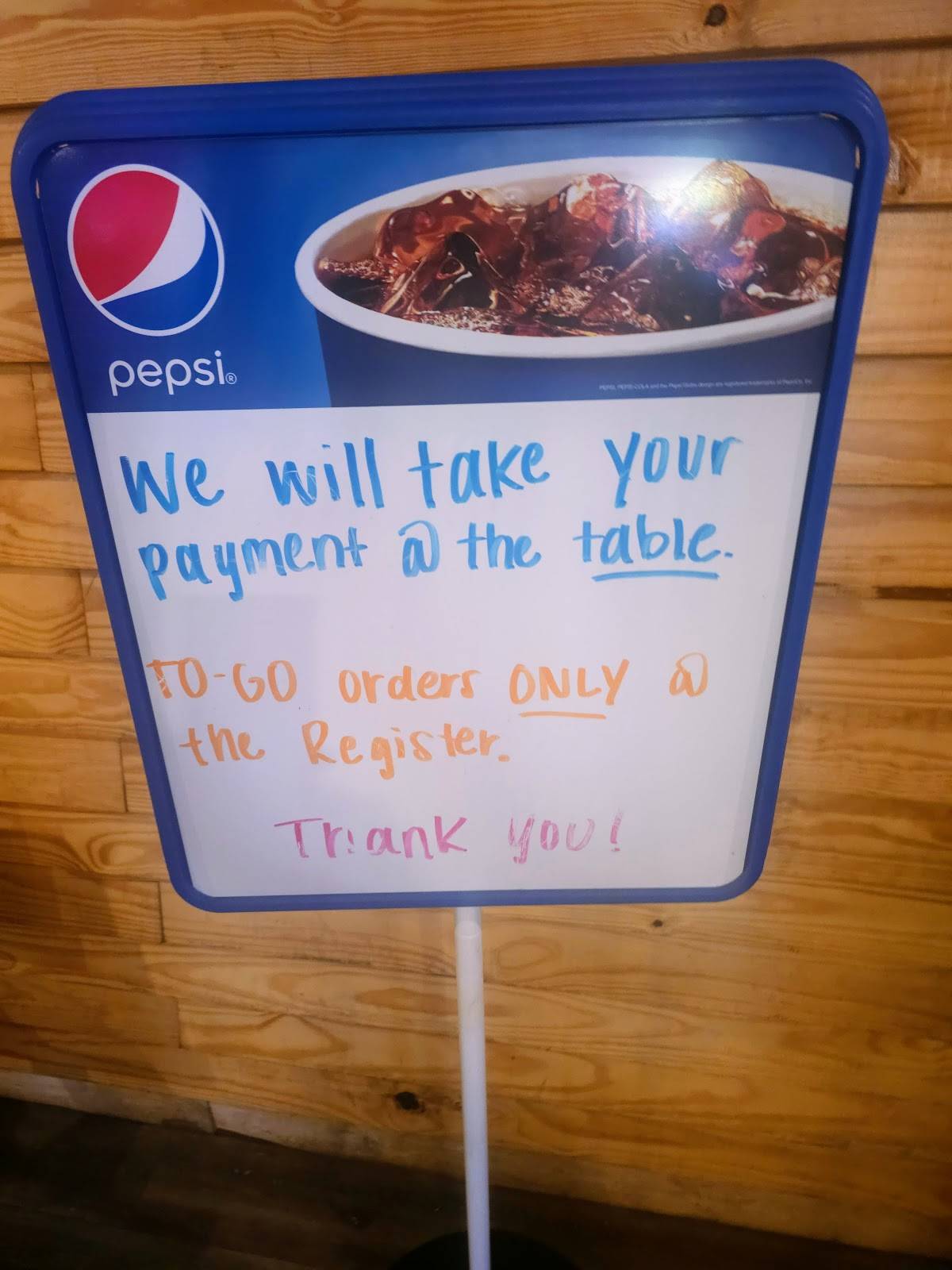 Menu at Hendrix Barbecue, Spencer, 615 Salisbury Ave