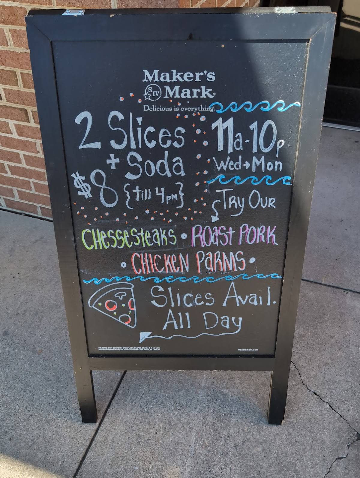 Menu at Henlopen Pizza Kitchen pizzeria, Rehoboth Beach