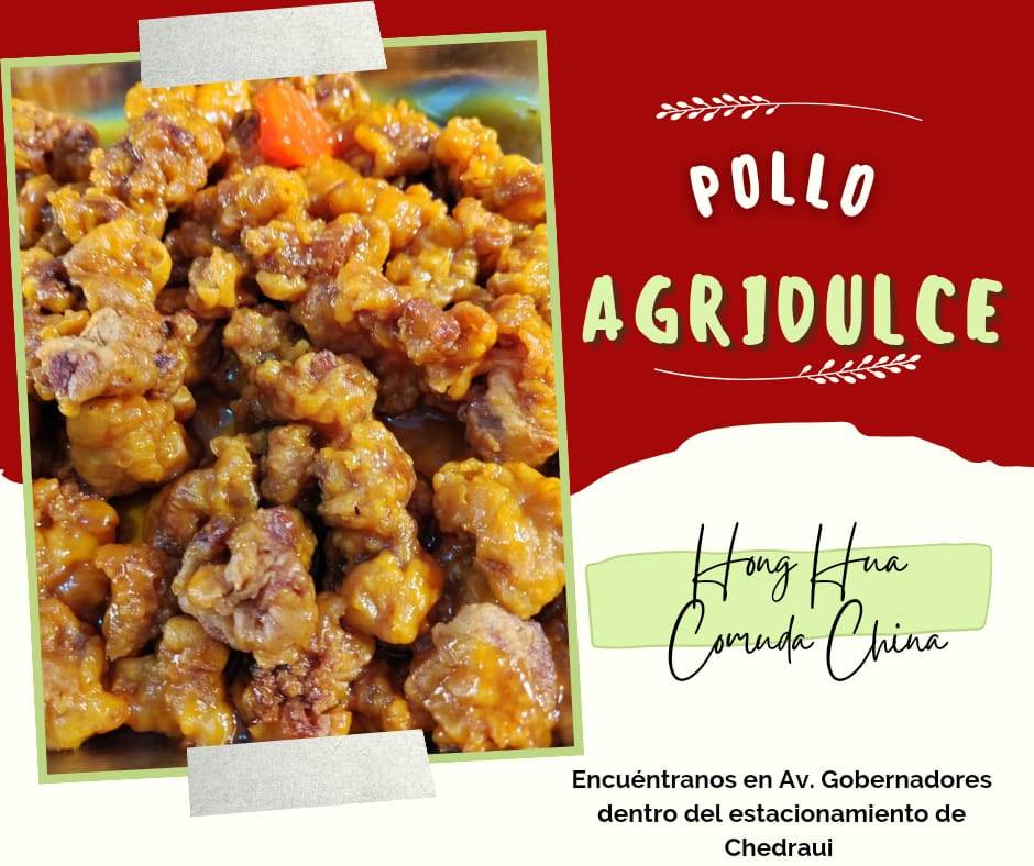 Carta del restaurante Hong hua, Campeche