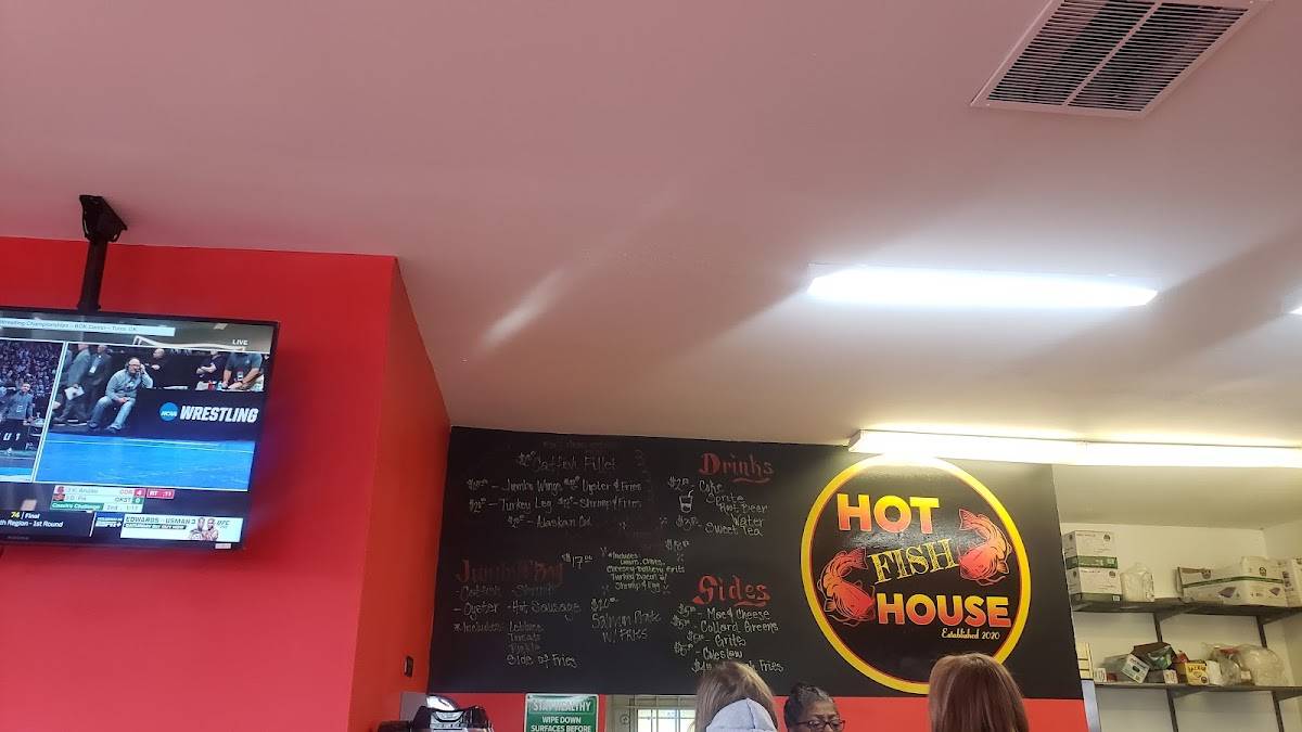 Menu at Hot Fish House restaurant, Lakewood