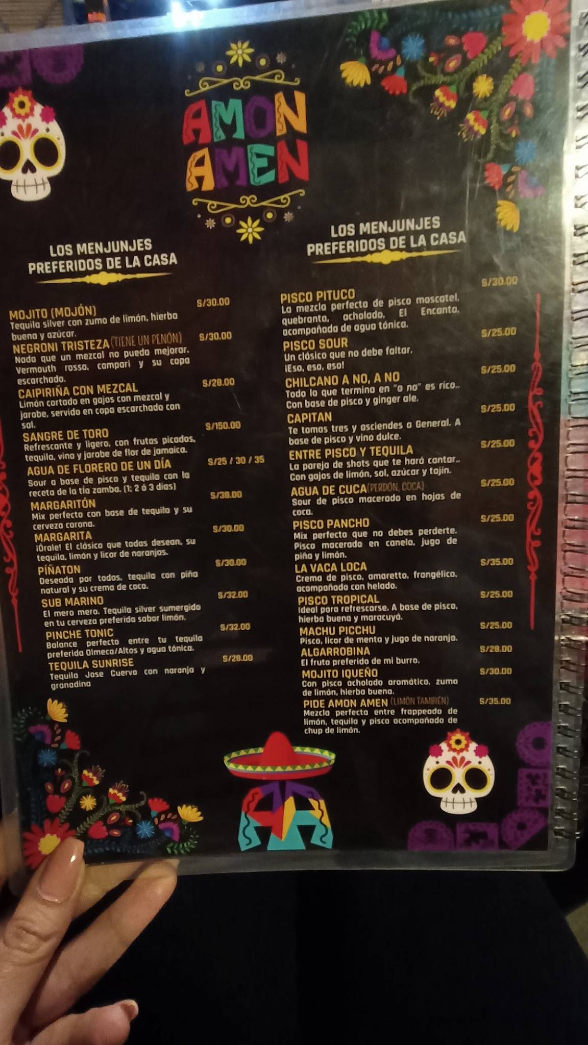 Carta de Amon Amen, Huacachina