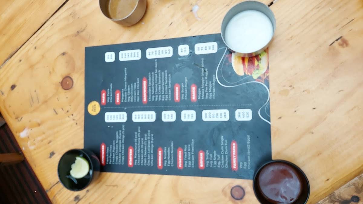 Menu at Café DOUBLE DECK, Hyderabad