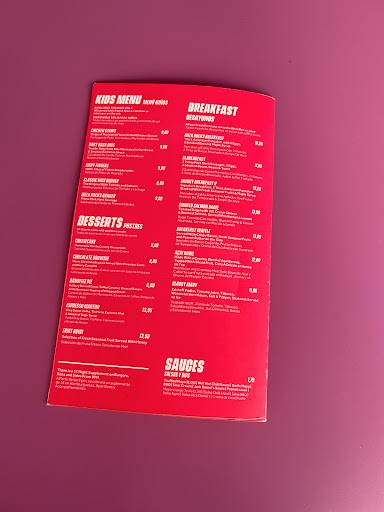 Menu at Ibiza Rocks Bar, Sant Antoni de Portmany, Avinguda del Doctor ...