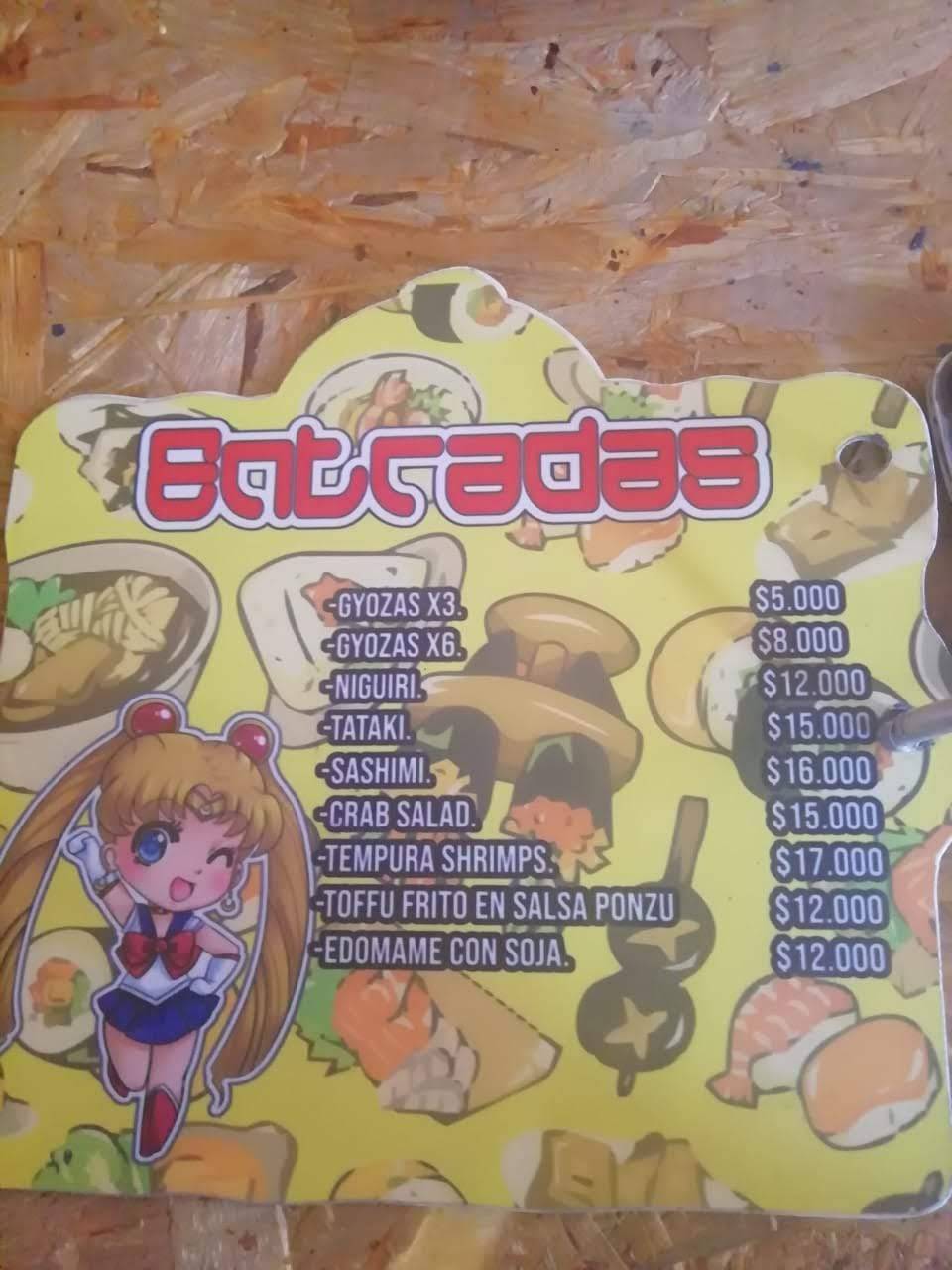 Carta del restaurante Ichiraku Ramen Bogotá, Bogotá