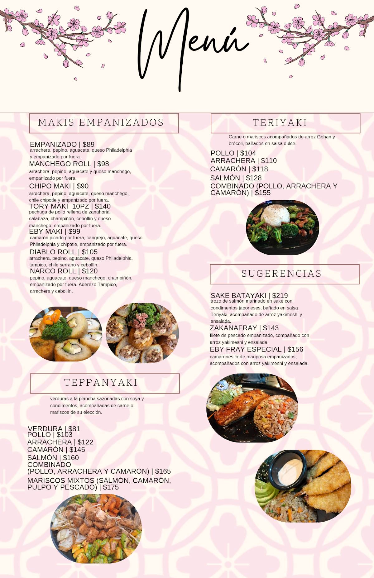 Menu at Ikigai Apizaco restaurant, Apizaco