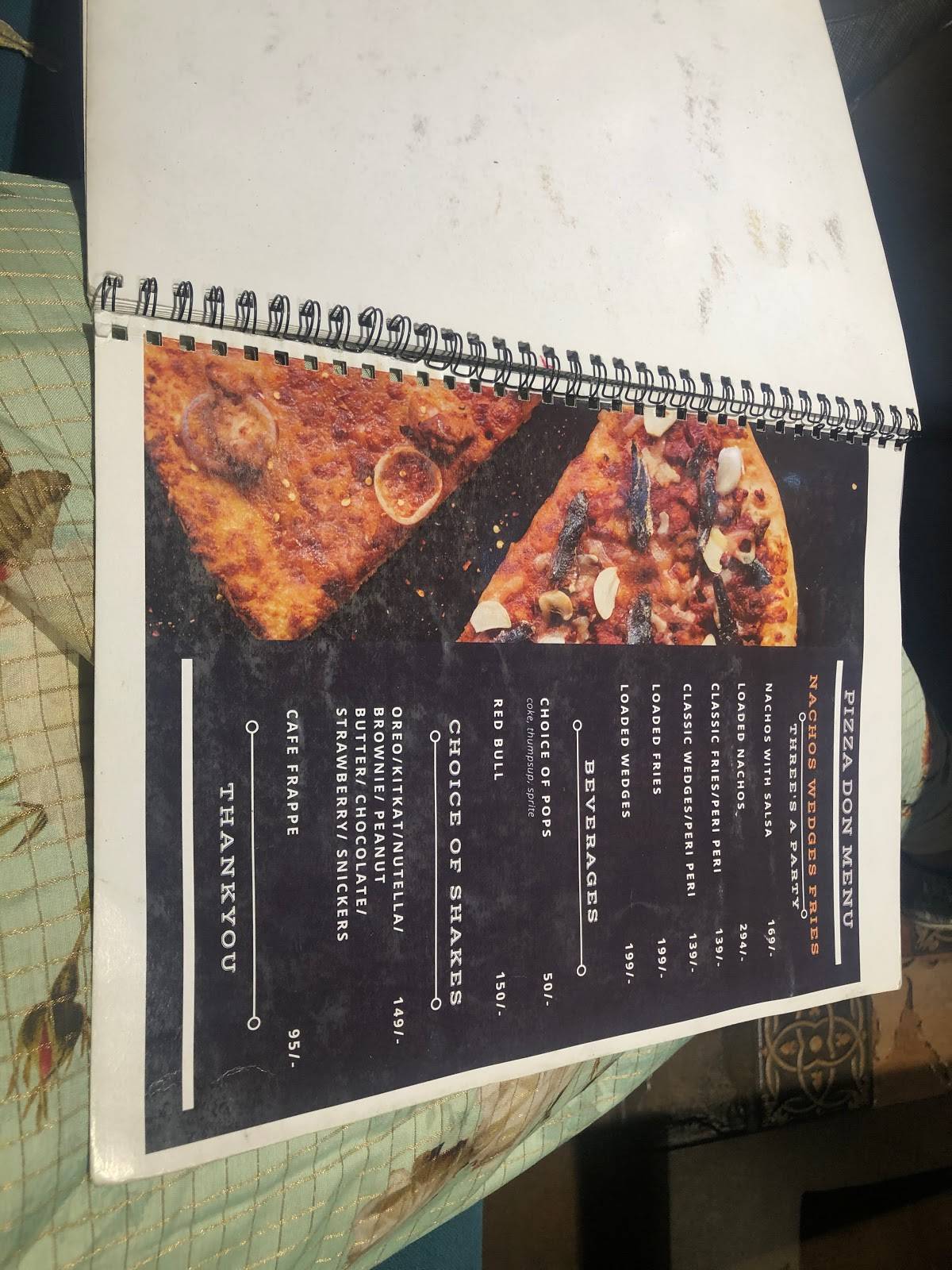 Menu at Pizza Don, Indore, Plot No.4 & 4A