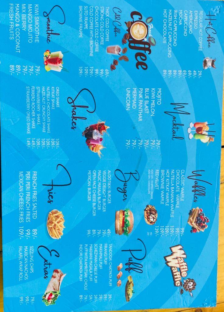 Menu at Suto Coffee, Indore, Suto Cafe