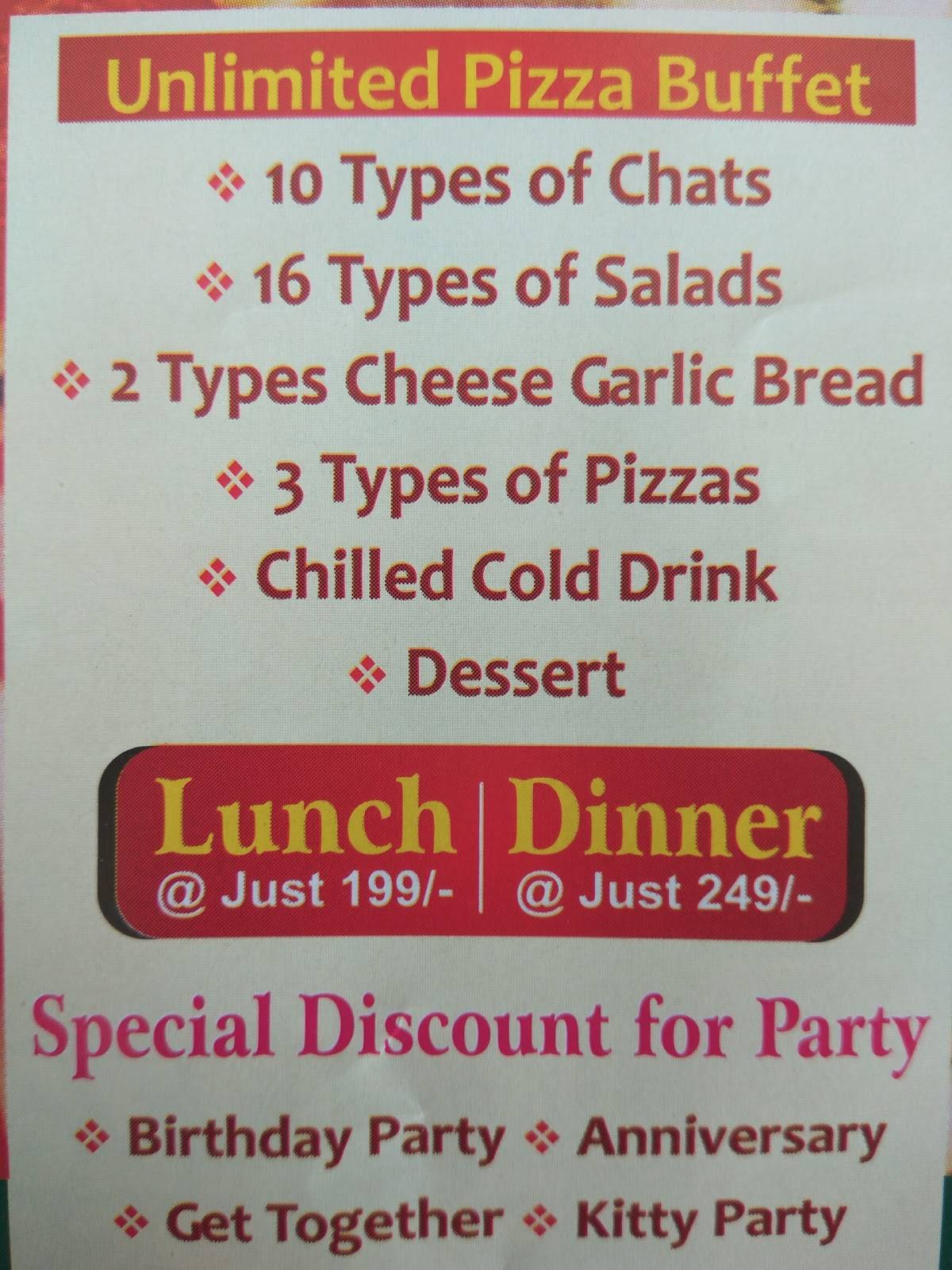 Menu at THE PIZZA EXPRESS, Indore