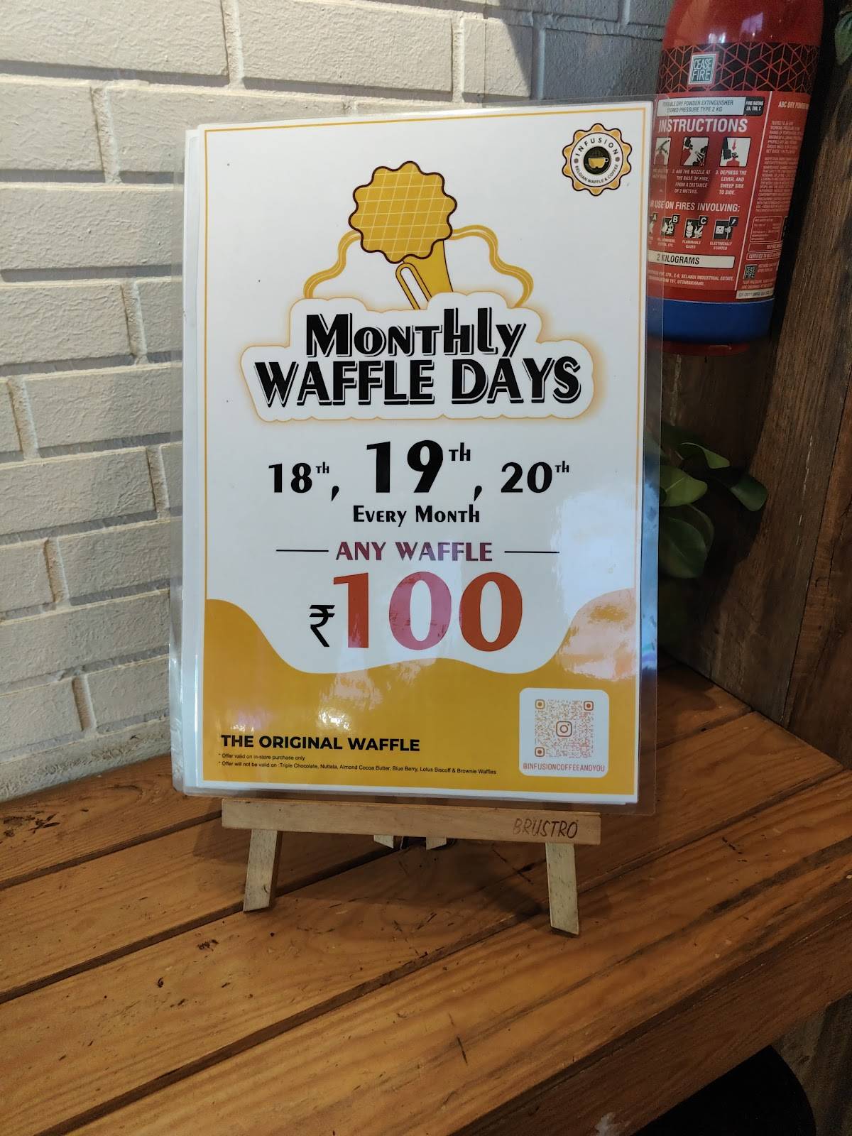 Menu at Infusion Belgian waffle & Coffee, Nagpur