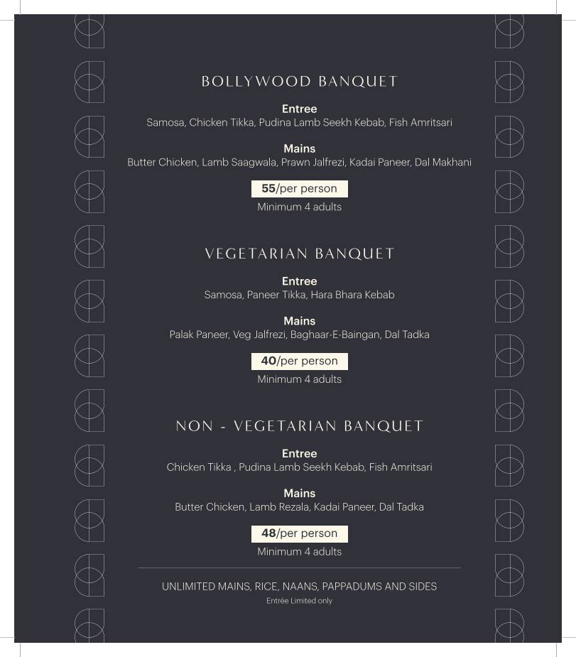 Menu at Bollywood Restaurant, Innaloo