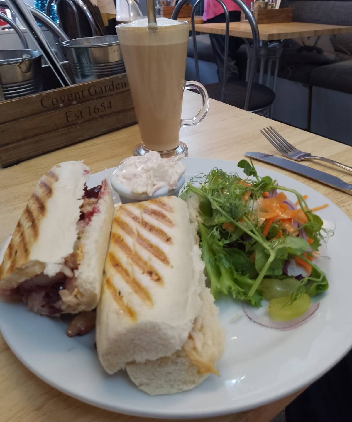 Menu at Small Talk cafe, Irvine