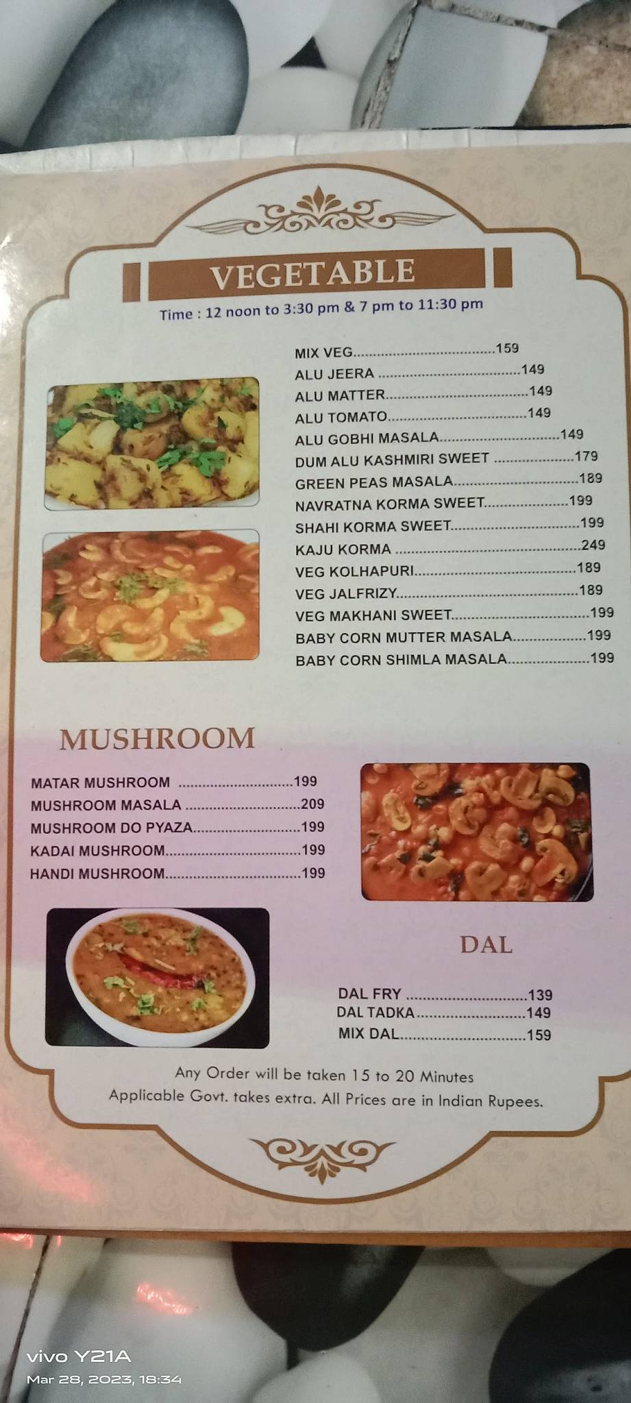 Menu at JANNAT CAFE & RESTAURANT, Jhusi