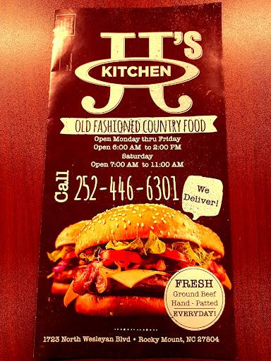 Menu at JJ's Kitchen restaurant, Rocky Mount