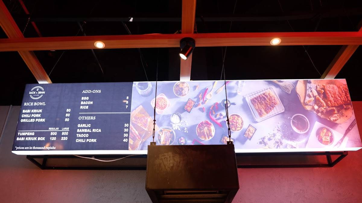 Carta del restaurante Jack & John Kitchen, Surabaya, Pakuwon Mall