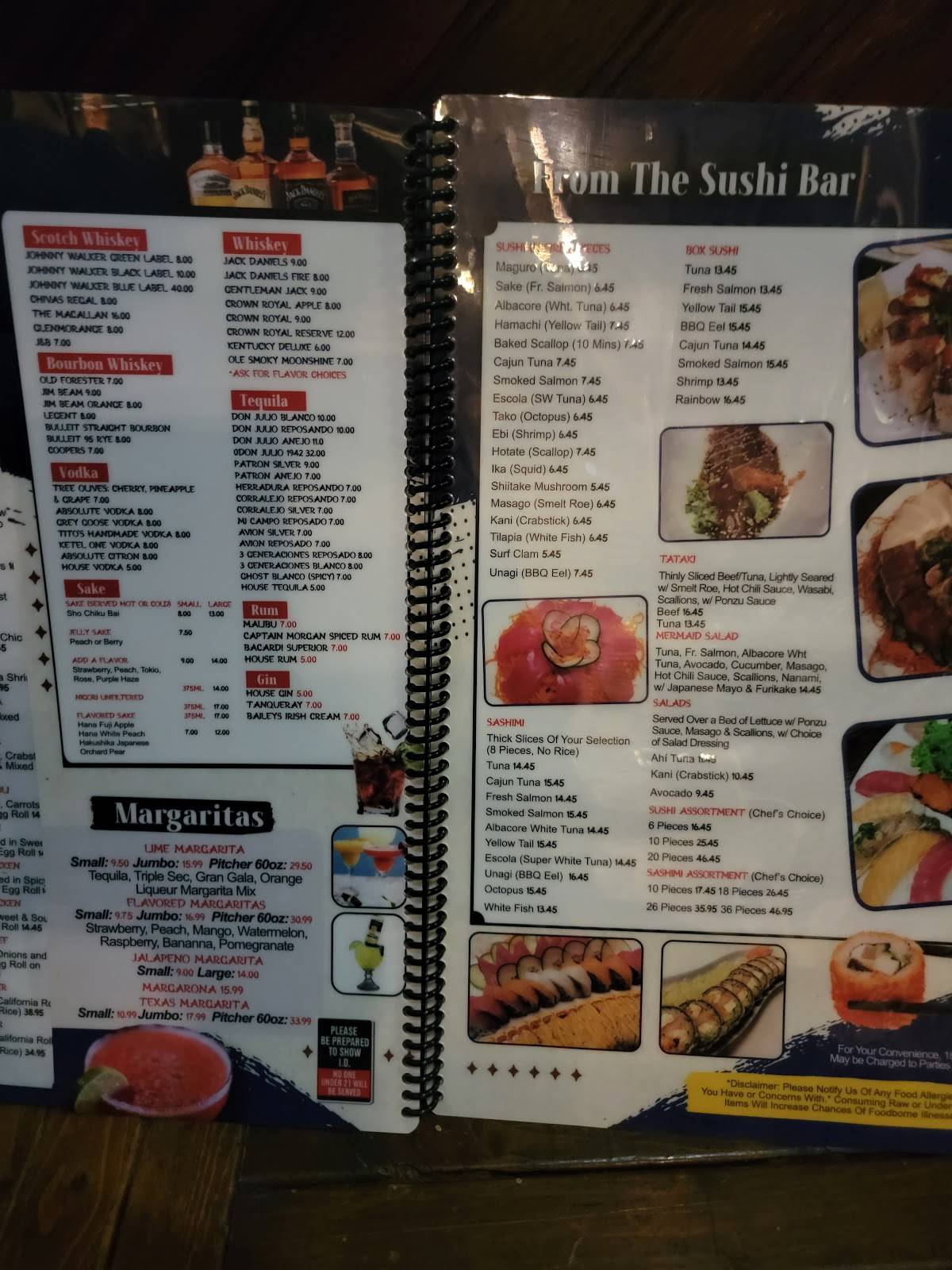 Menu at Kanpai Sushi Bar And Fusion, Jackson