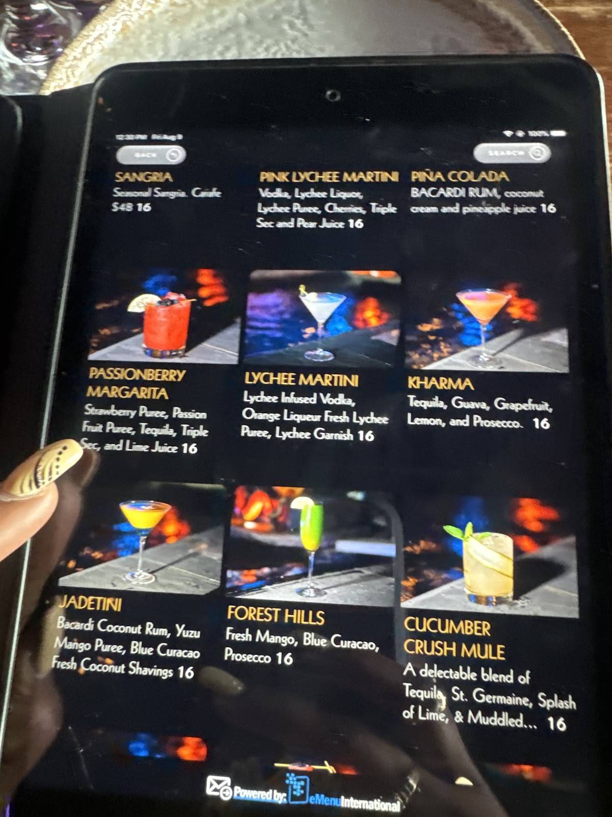 Menu at Jade Eatery and Lounge restaurant, Hicksville