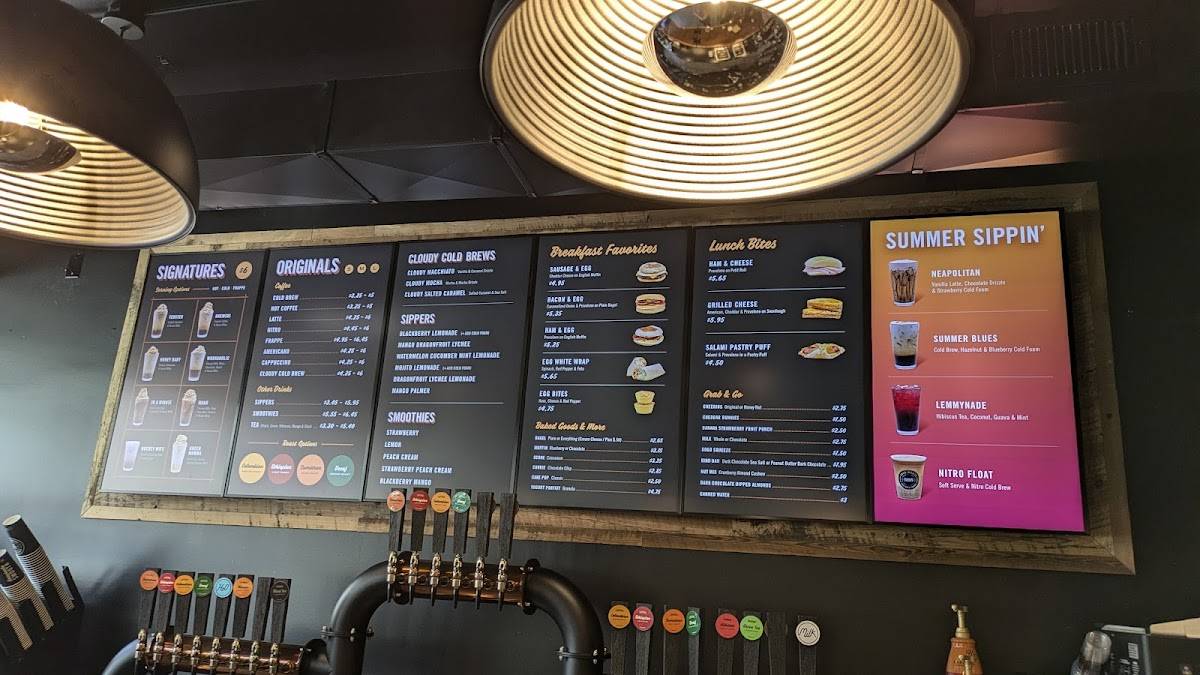 Menu at Java House (Fishers), Fishers